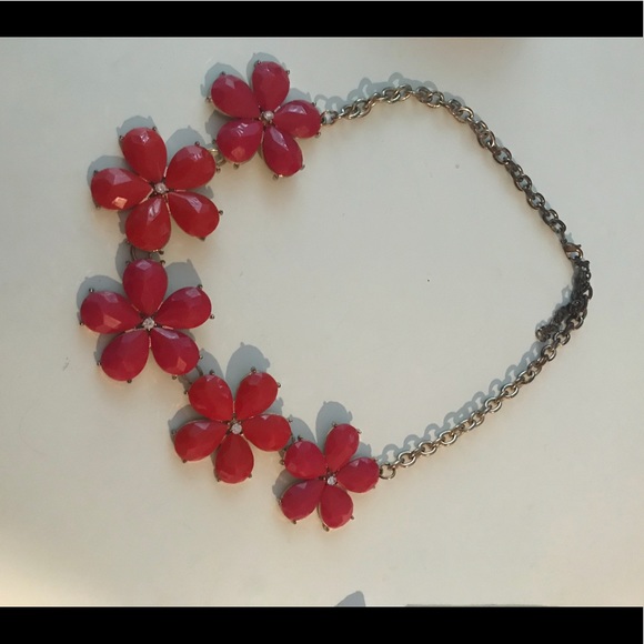 Jewelry | Chunky Flower Necklace | Poshmark